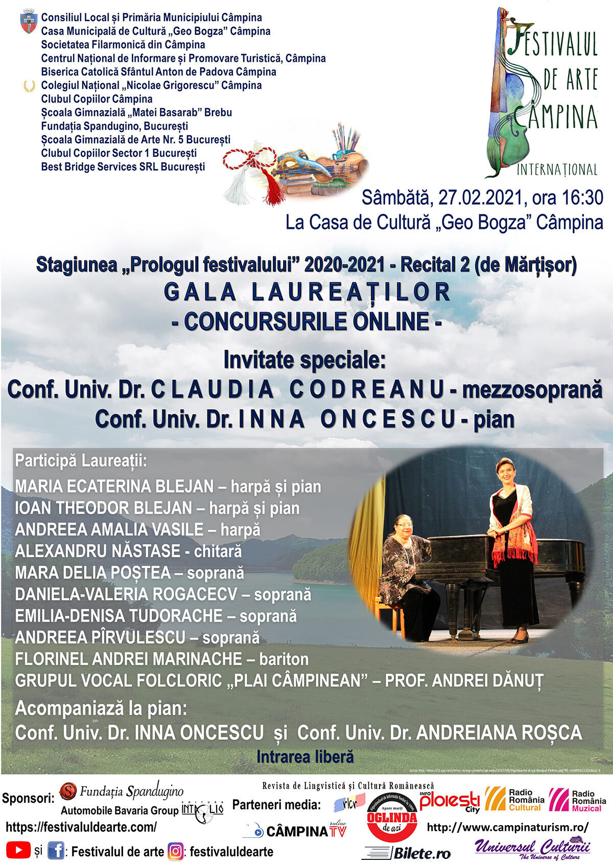 Recital de Mărțișor la Casa de Cultură „Geo Bogza” - Oglindadeazi.ro